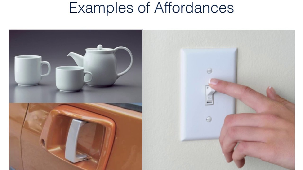 Affordance Theory HCI 587 2017 - YouTube