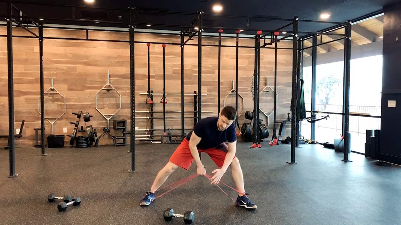 Banded Dumbbell Meadows Row - YouTube