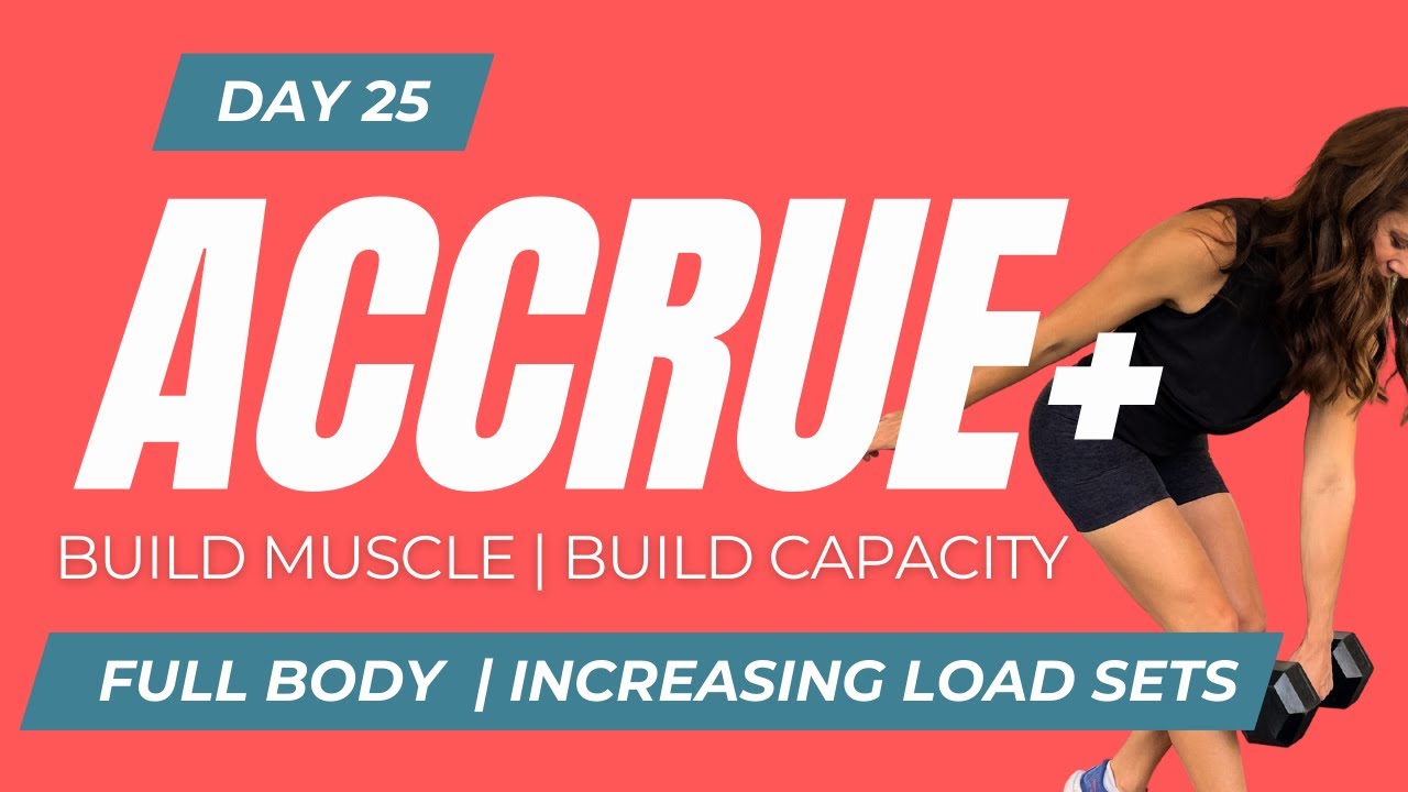 DAY 25 | FULL BODY STRENGTH - ASCENDING LOAD / DROP TIME SETS (38 ...