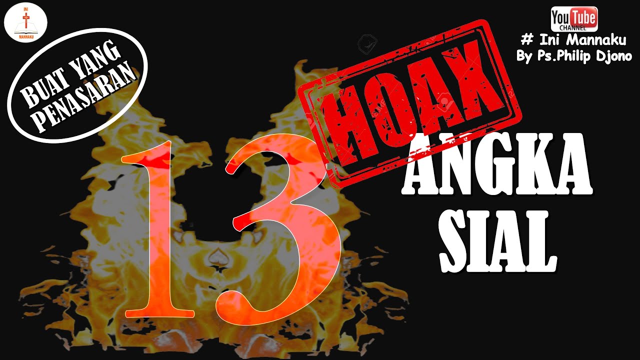 Alkitab Buktikan Angka 13 BUKAN Angka Sial. Gematria Ibrani Buktikan ...