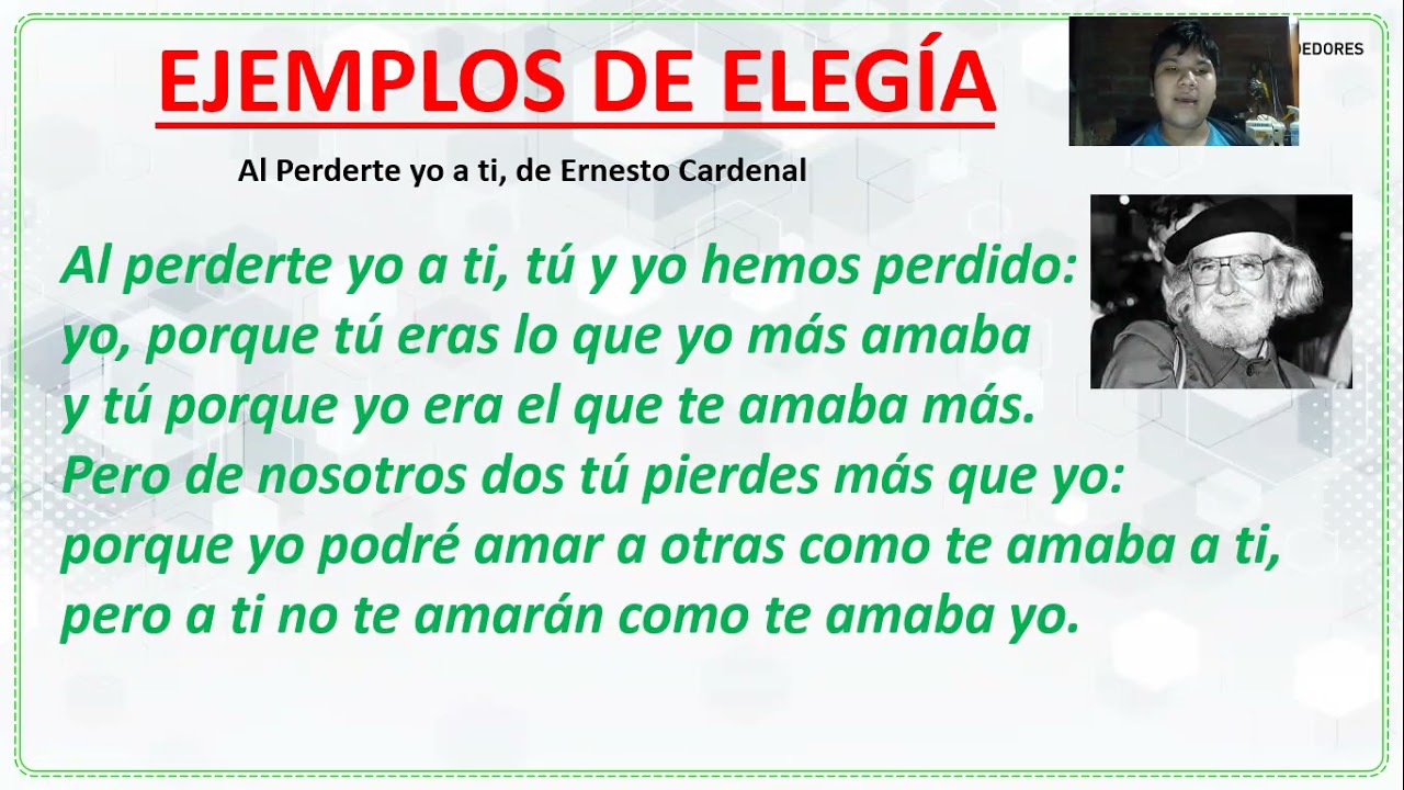 EXPOSICIÓN DE LITERATURA: EL GÉNERO LÍRICO Y SUS ESPECIES Y EJEMPLOS ...