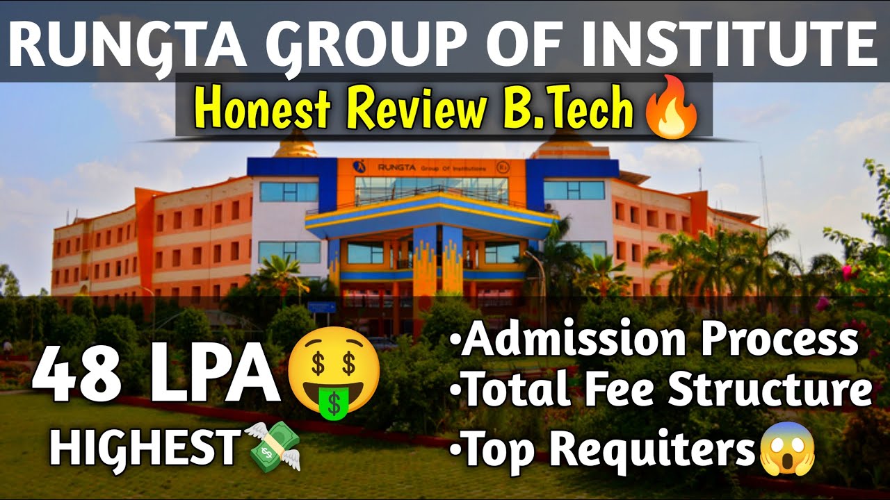 Rungta Group Of Institute🔥 Review🤩Best College For B.Tech😍48 LPA 🤑 ...