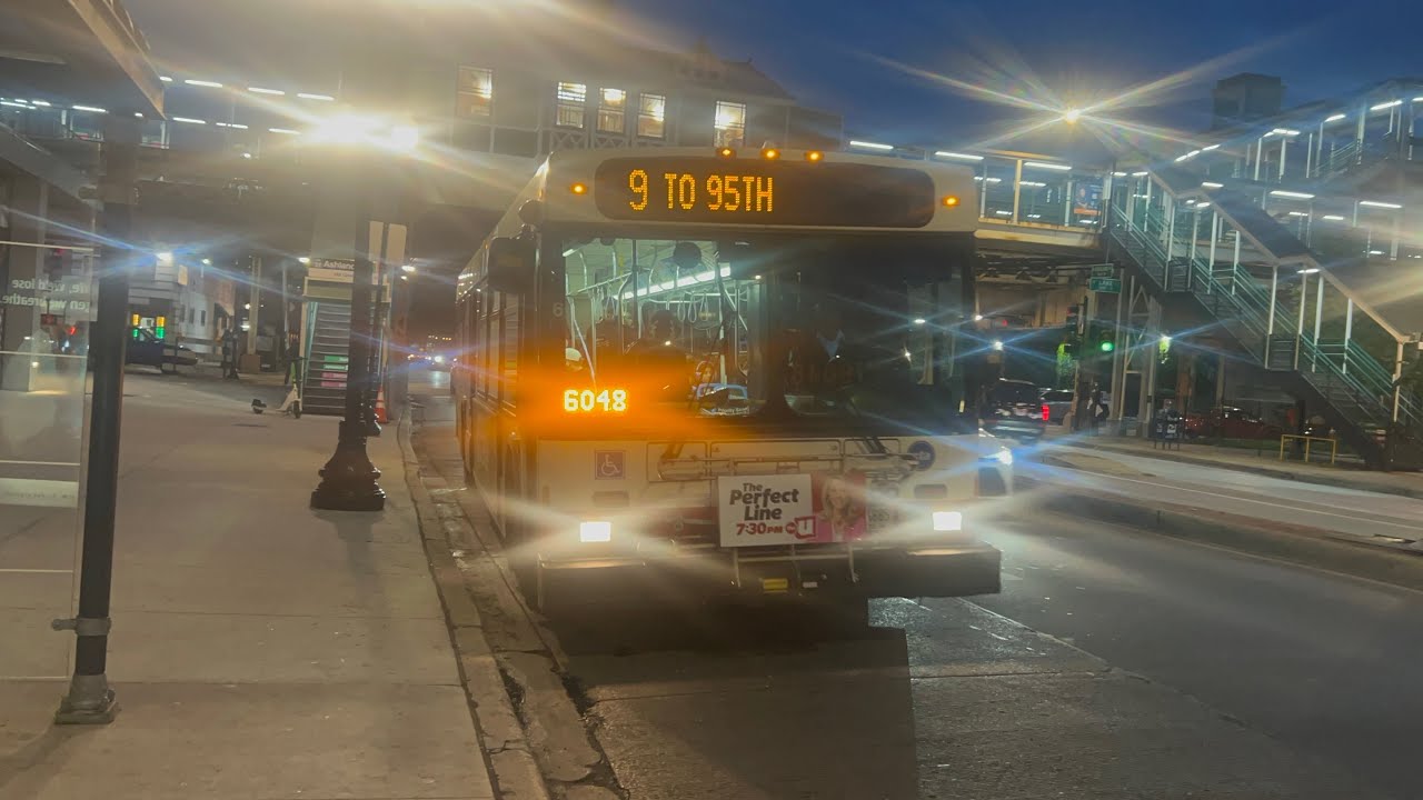 CTA Bus Ride 9 Ashland From Lake To Ashland Orange Line CTA New Flyer ...