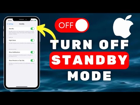 How to TURN OFF StandBy Mode - iPhone Tutorial - YouTube