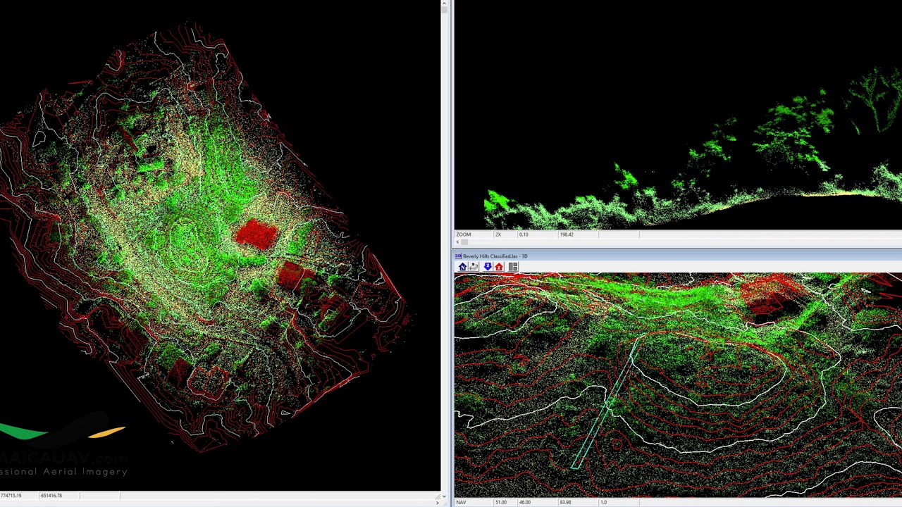 sUAV Aerial LiDAR Tree Canopy Penetration 3D Demonstration - YouTube