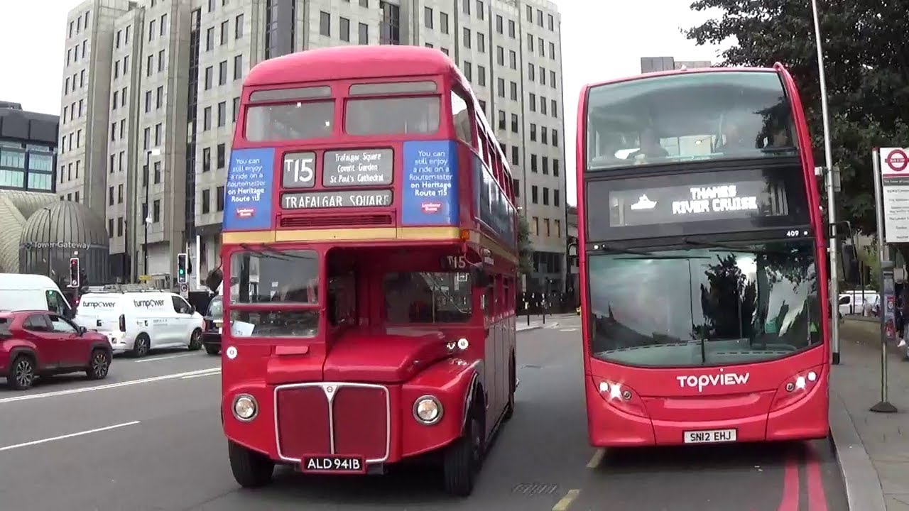 London Transport Buses 2024-A Ride on Routemaster Route T15 Tower Hill ...