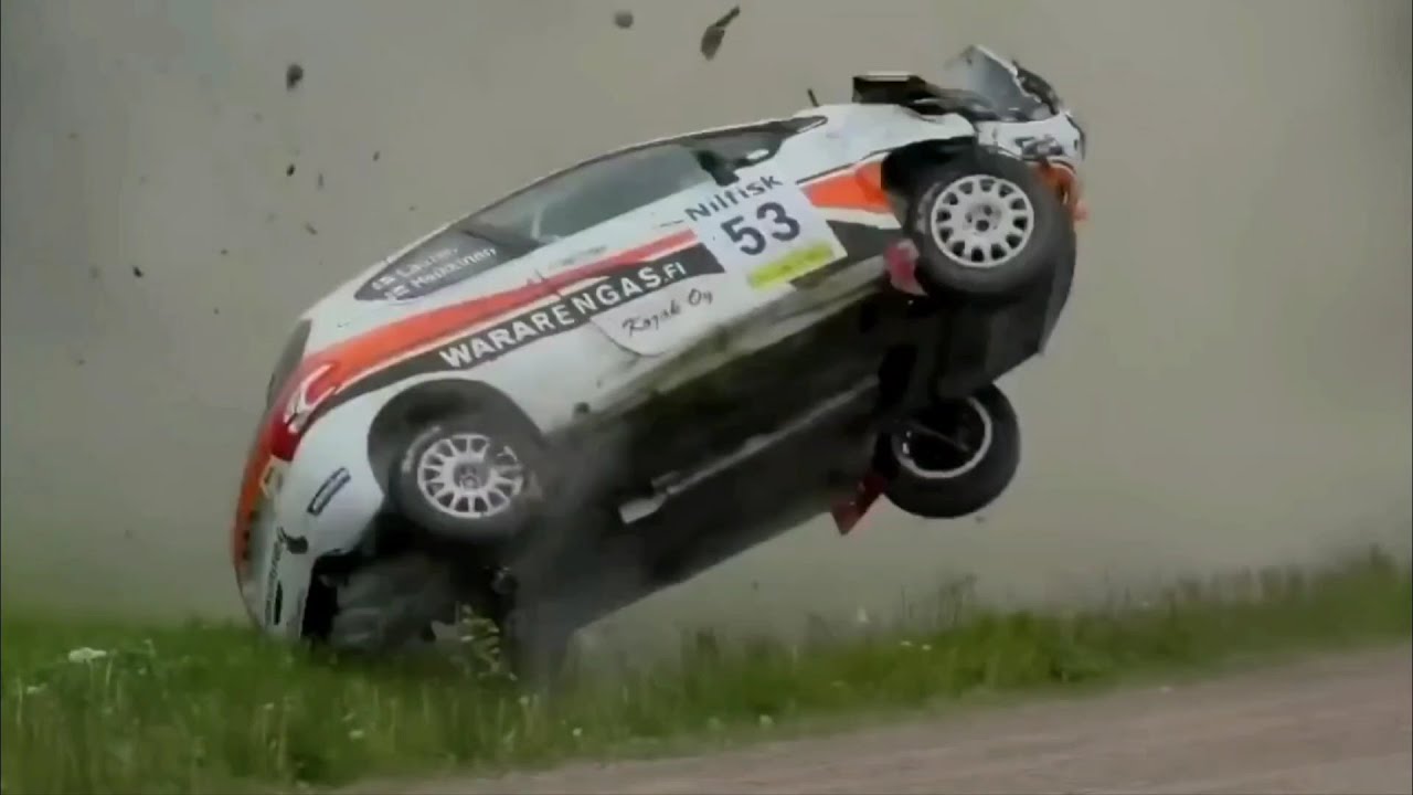Rally Car Flips Multiple Times in Devastating Crash! - YouTube