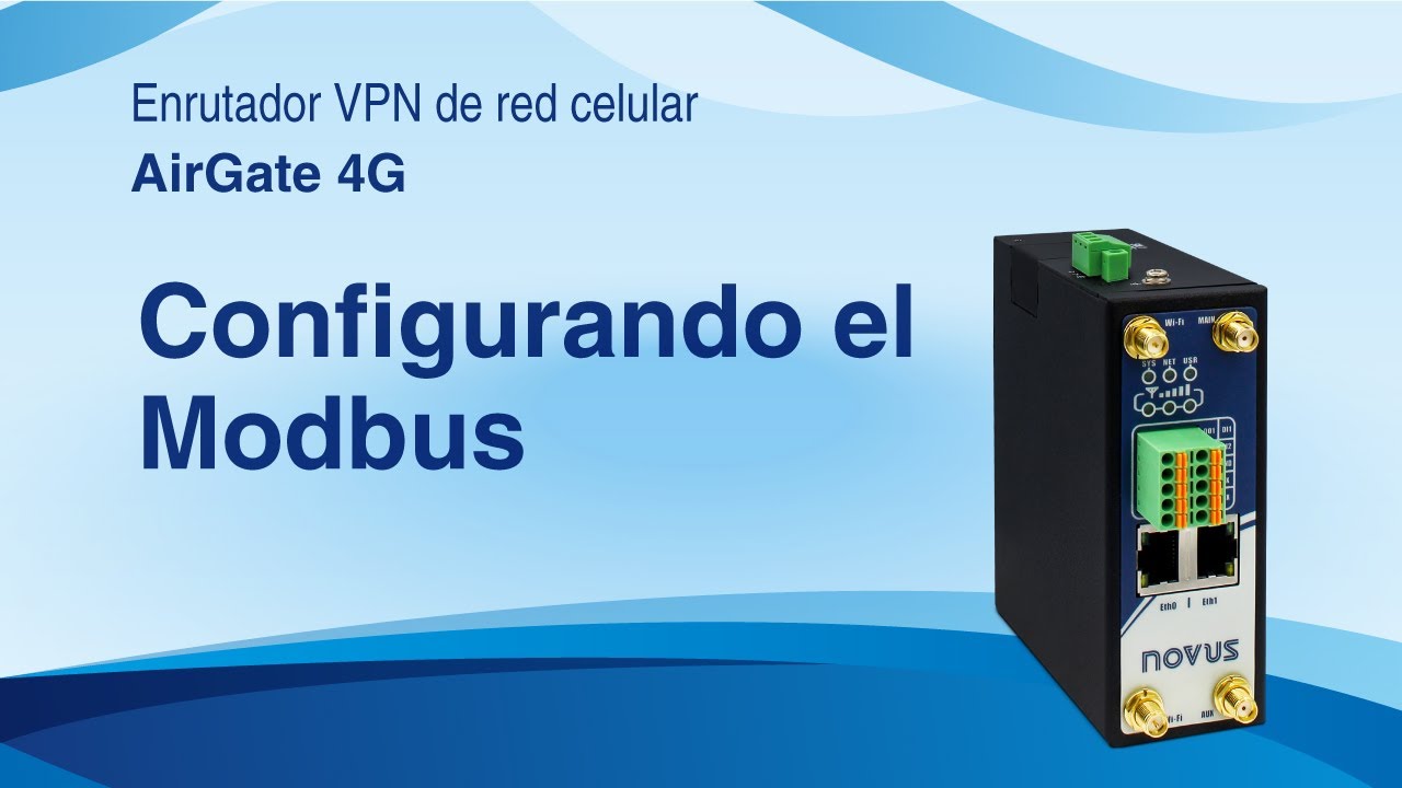 AirGate 4G - Configurando el Modbus | Español - YouTube
