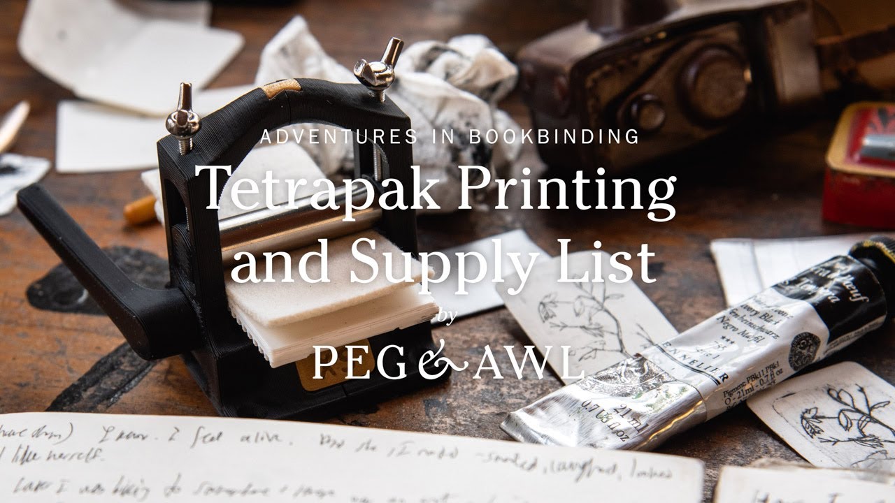 How to Print with Tetra Pak | Peg and Awl - YouTube