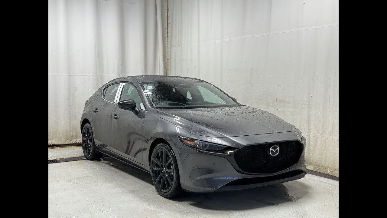 2025 Mazda3 Sport GT Turbo AWD Review (MACHINE GREY METALLIC-BLACK ...