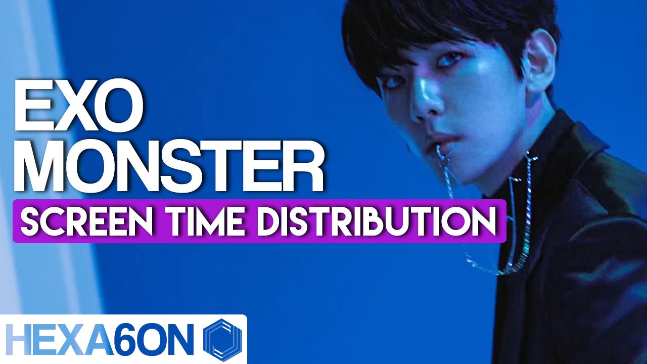 EXO - Monster Screen Time Distribution (Color Coded) - YouTube