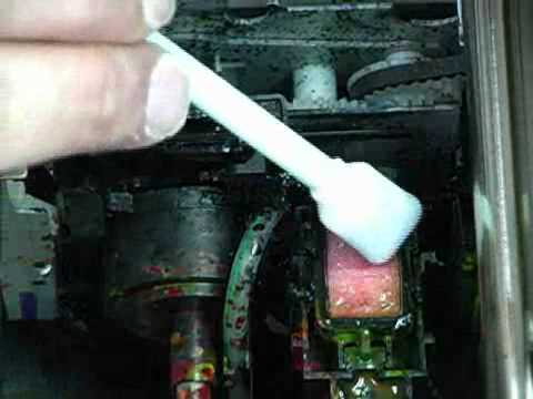 DTG Kiosk Cleaning the capping station - YouTube