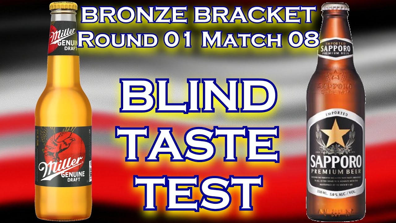 Miller Genuine Draft vs Sapporo Premium | Ultimate 32-Beer Bracket ...