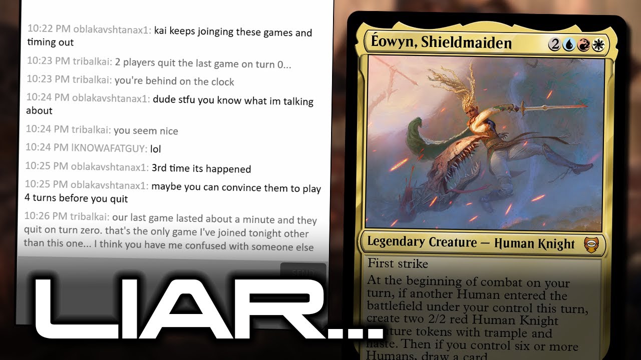 Magic Online Commander Gameplay | Eowyn Shieldmaiden vs Tayam vs Odric ...