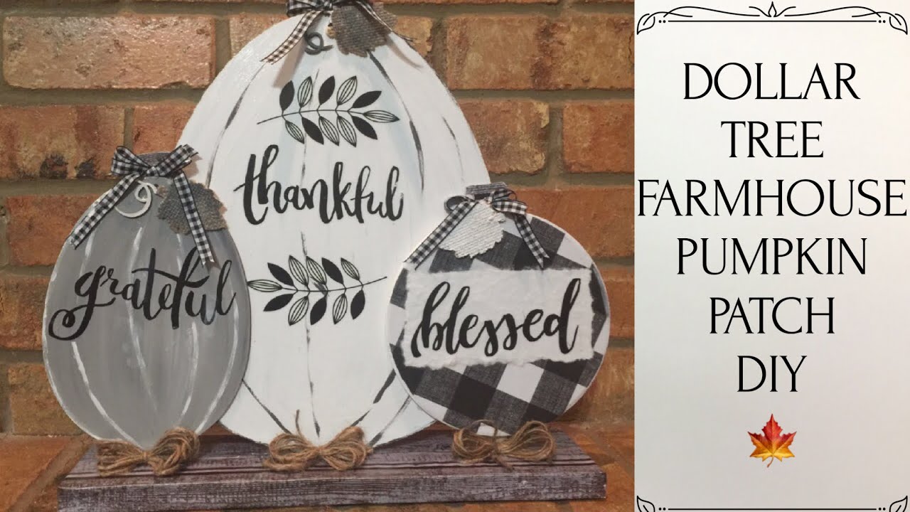 Farmhouse Pumpkin Patch DIY - YouTube