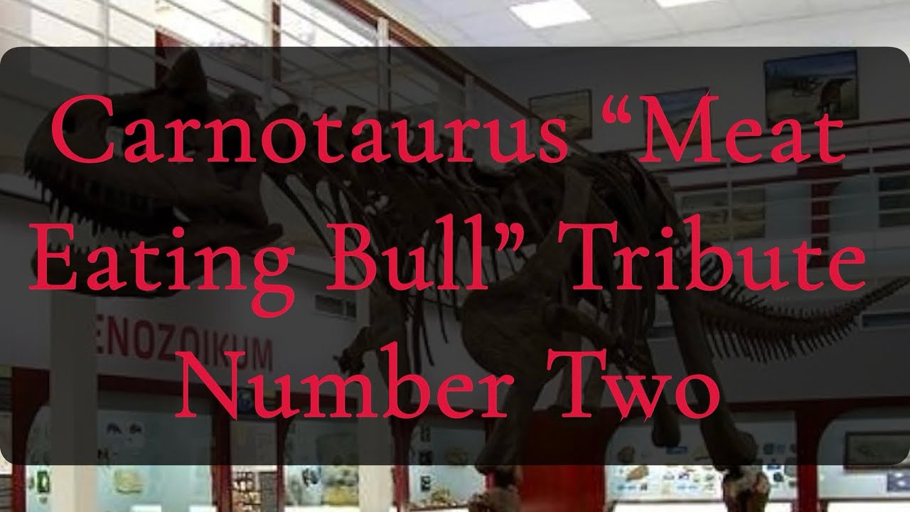 Carnotaurus “Meat Eating Bull” Tribute Number Two || Animal I Have ...