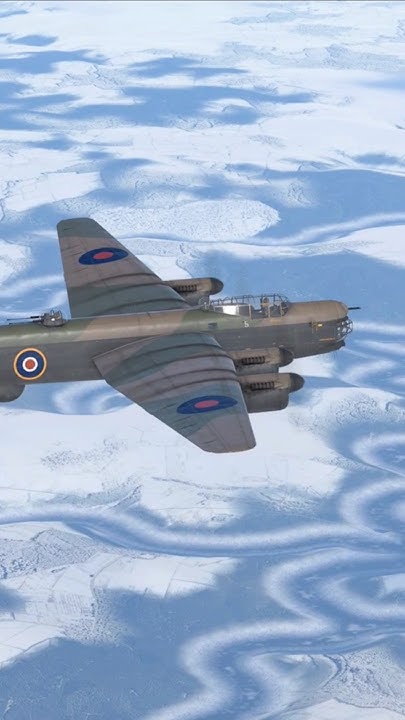 Heavily armed and 6,000hp later. An Avro Lincoln B Mk.II flies along keeping an eye out. - YouTube