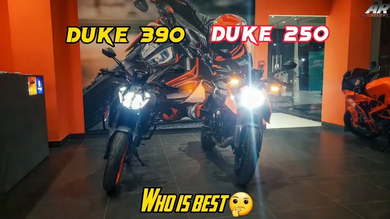 2024 3rd Generations KTM Duke 390 VS Duke 250 ~ Features Explained ...