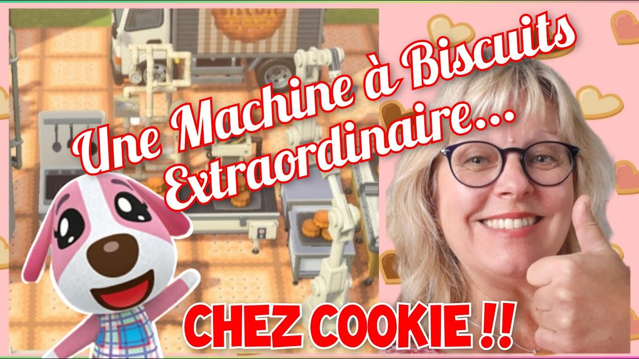 ACNH La Machine à Biscuits EXTRAORDINAIRE de Cookie - YouTube