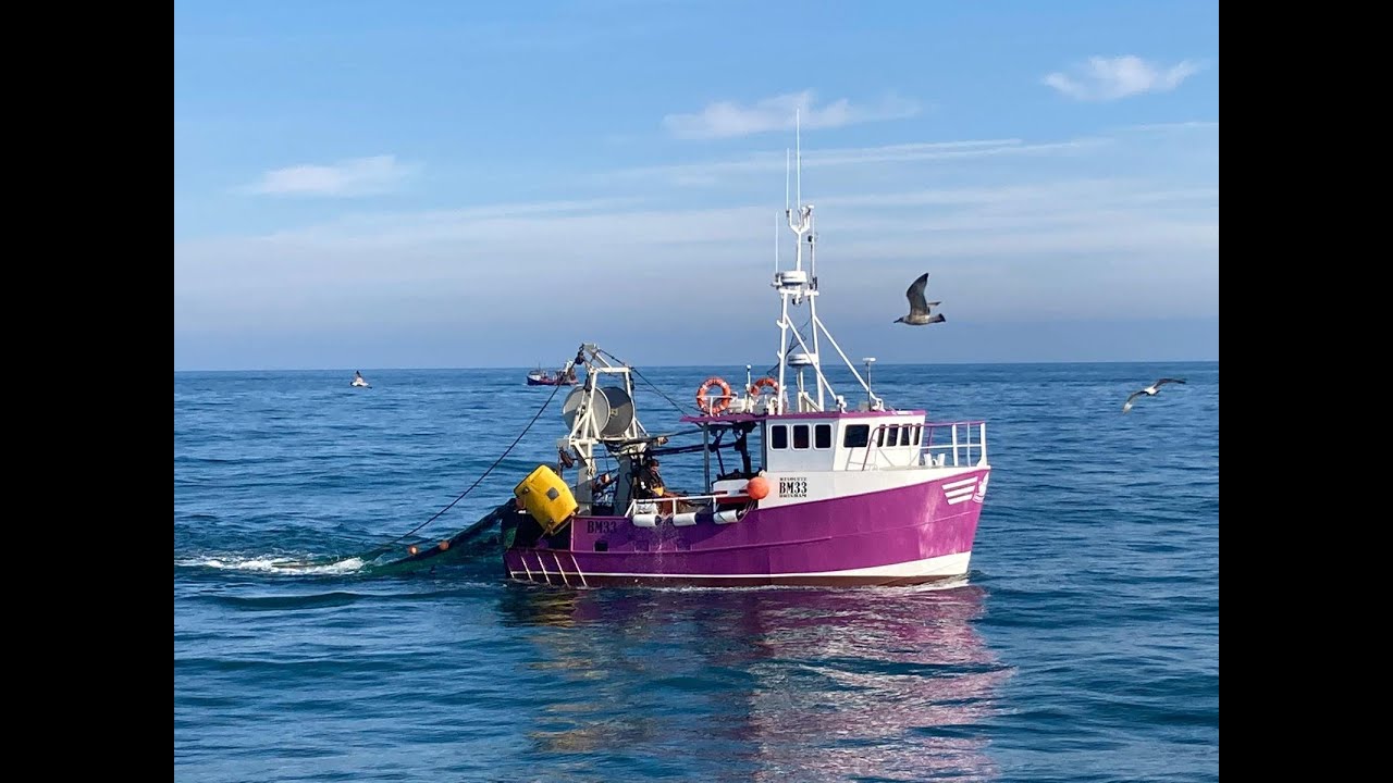 Pluto fishing doors on f/v Resolute in Brixham, England - YouTube