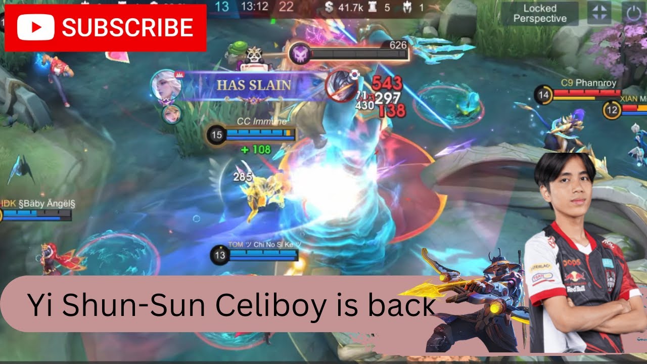 Yi Shun Sin Celiboy Is Back .Jungle Game Play Mobile Legends ...
