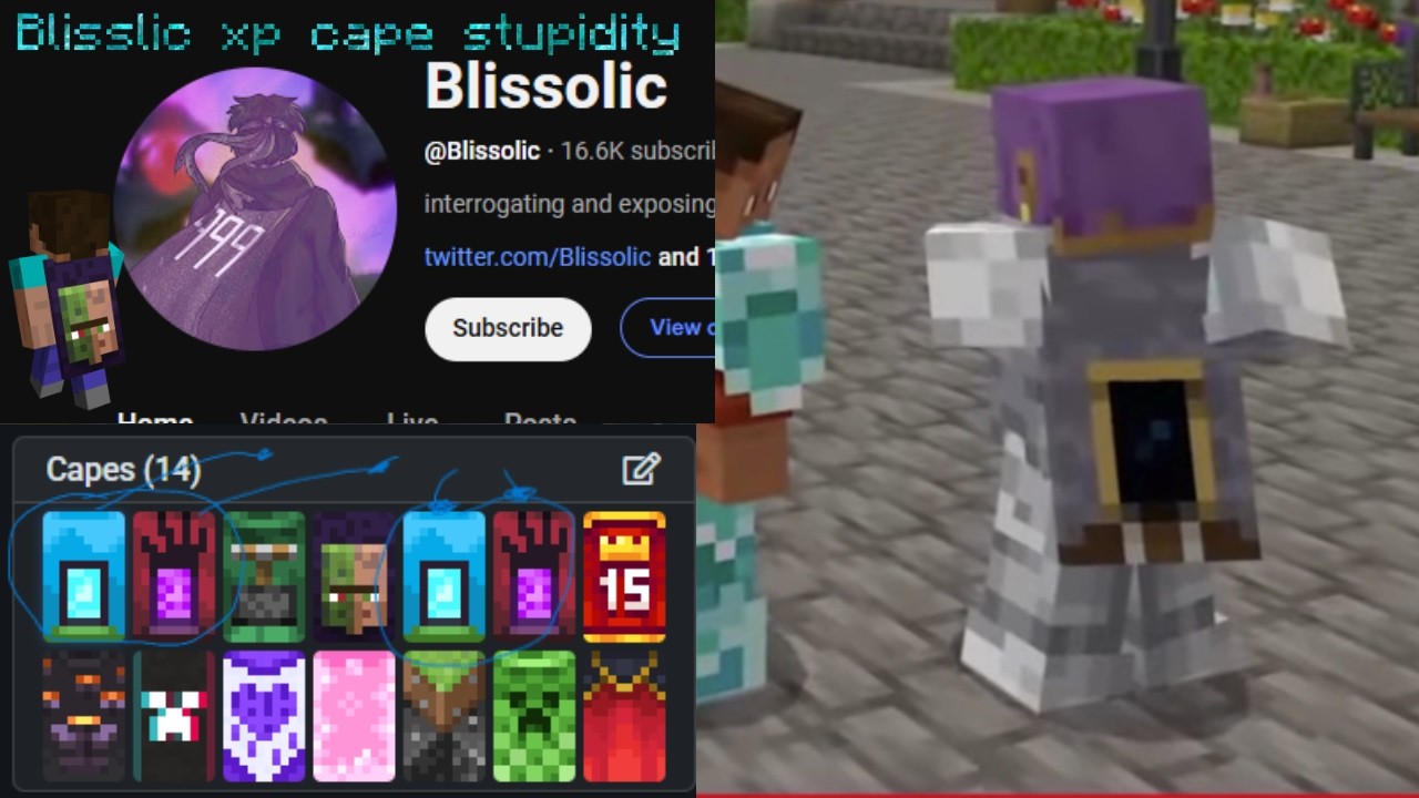 Glitched cape texture.. & other things - YouTube