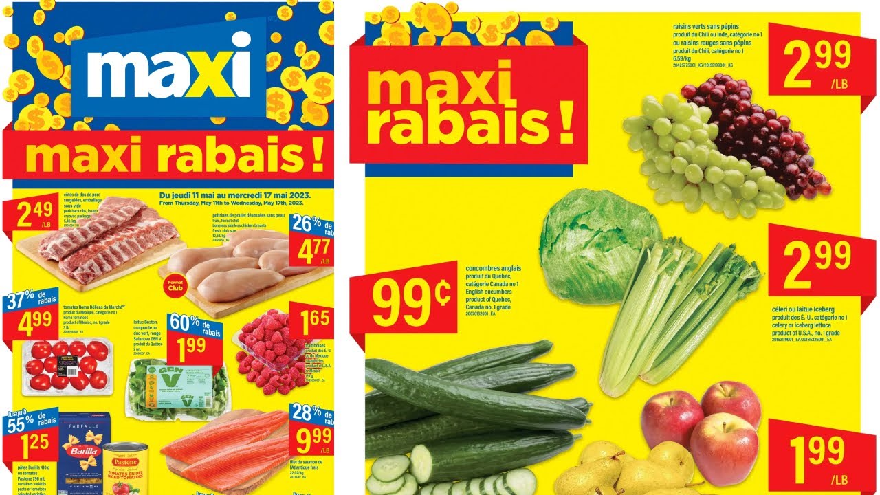 Circulaire Maxi Québec 🇨🇦 | 11 Mai - 17 Mai - YouTube