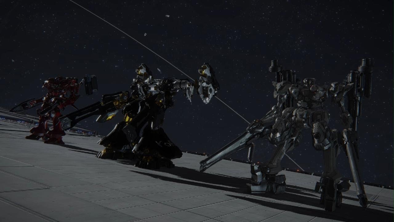 ARMORED CORE VI FIRES OF RUBICON first 3v3 match in space with new ...