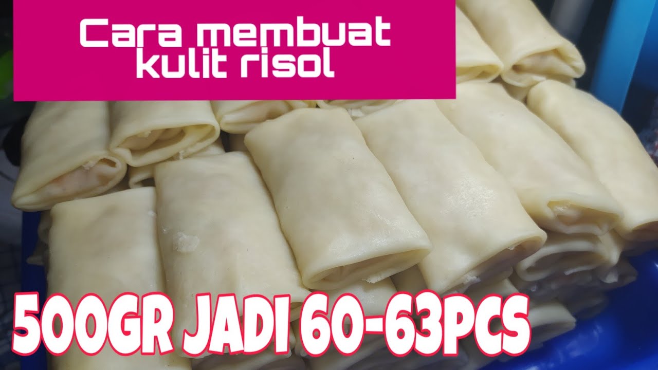 CARA MEMBUAT KULIT RISOL EKONOMIS!!! ANTI PECAH - YouTube