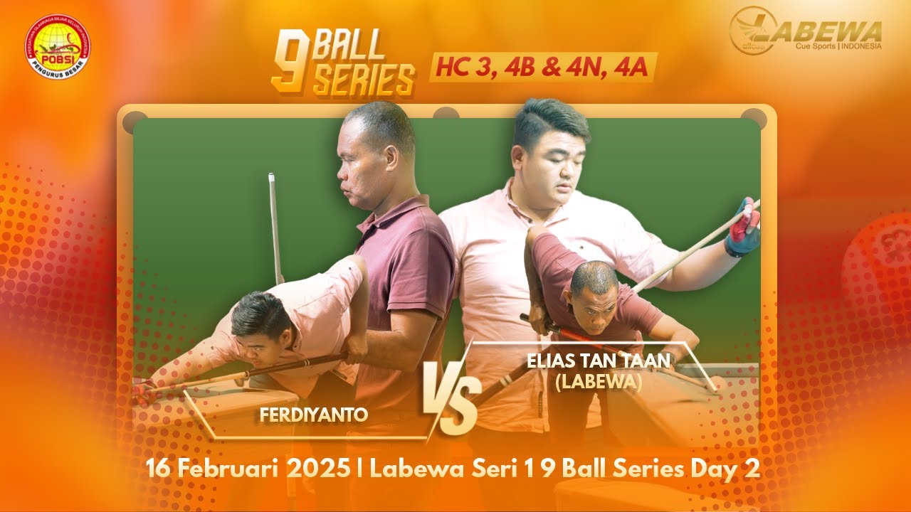 FULL MATCH Labewa Seri 2 9 Ball Series 32 Besar Elias Jan Jaan - LABEWA ...