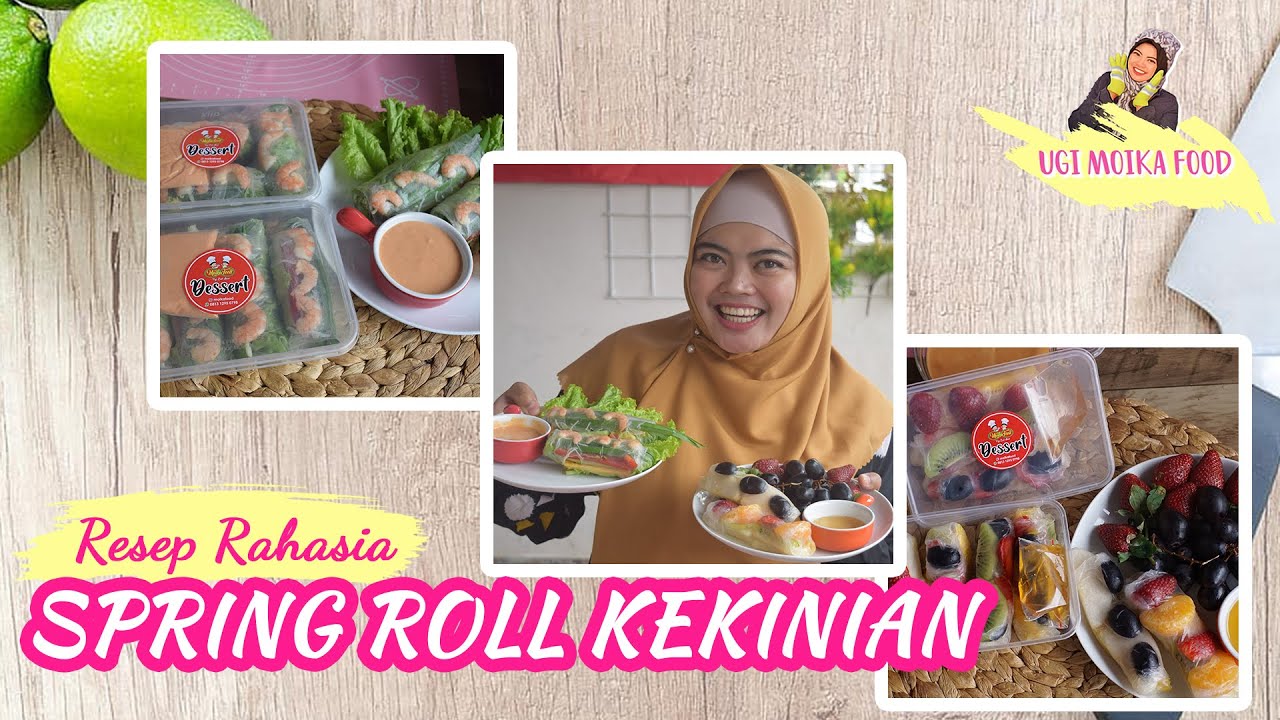 RAHASIA VIETNAMESE SPRING ROLL BUAH DAN SAYUR LENGKAP DENGAN SAUSNYA ...