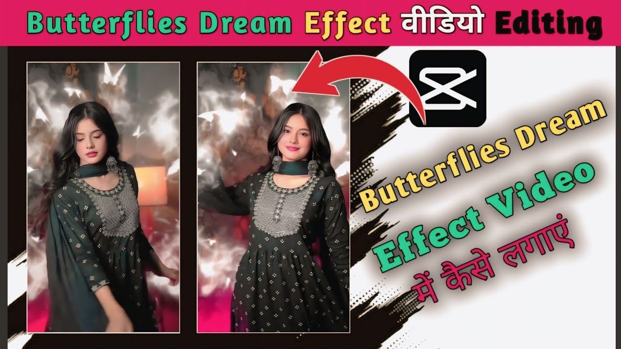 Capcut Butterflies Dream Effect Tutorial 😱💯 | video editing tutorial # ...