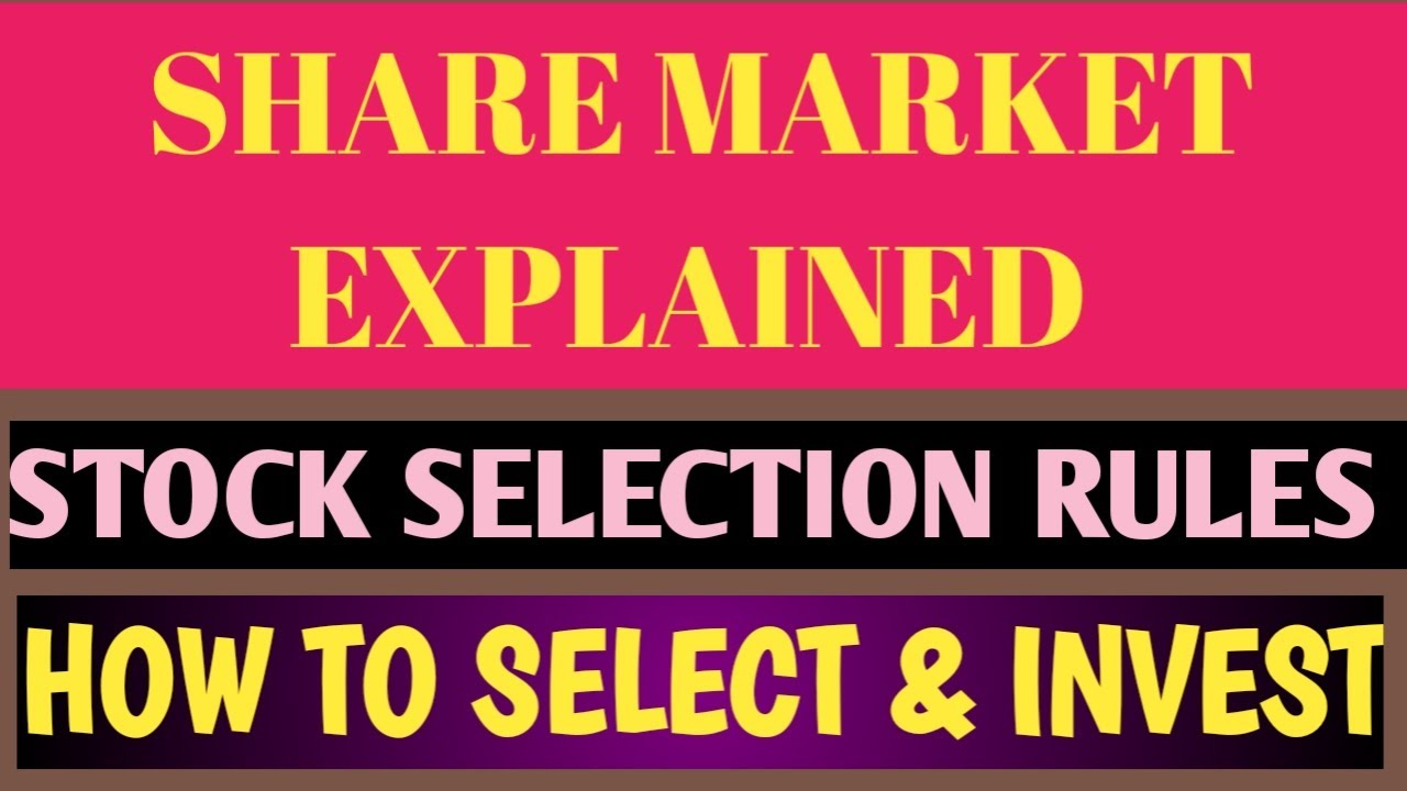 STOCK MARKET BASIC RULES | BASIC OF SHARE MARKET EXPLAINED FOR ...
