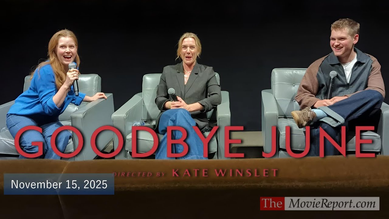 Kate Winslet GOODBYE JUNE movie talk with Joe Anders, Amy Adams ...