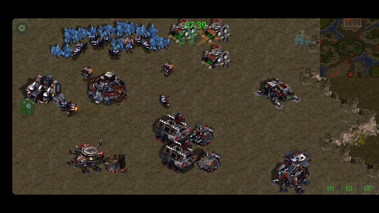 스타크래프트(모바일) 12시(han) vs 6시(lee) 24.10.06 1 - YouTube