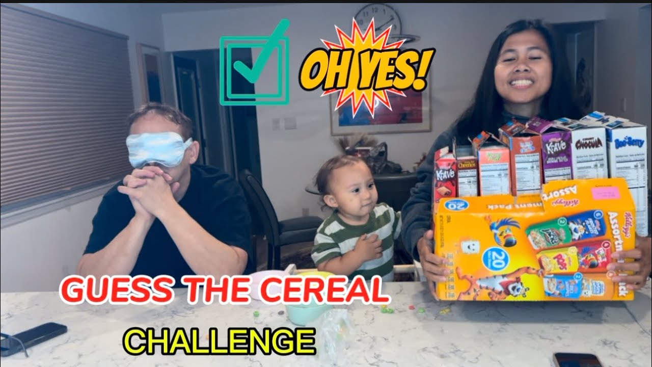 Guess the Cereal Challenge - YouTube