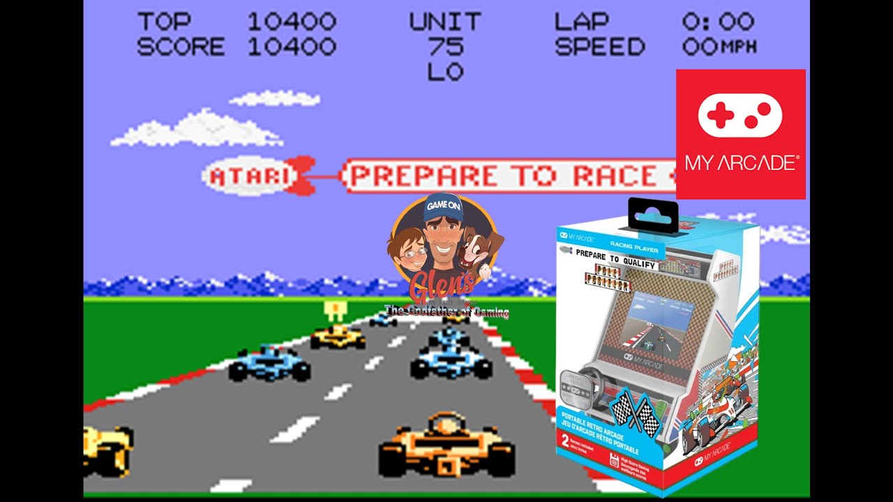 My-Arcade Pole Position hand Held Game - YouTube