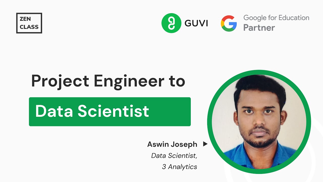 Aswin Joseph | Zen Class - Data Science Placements | GUVI - YouTube