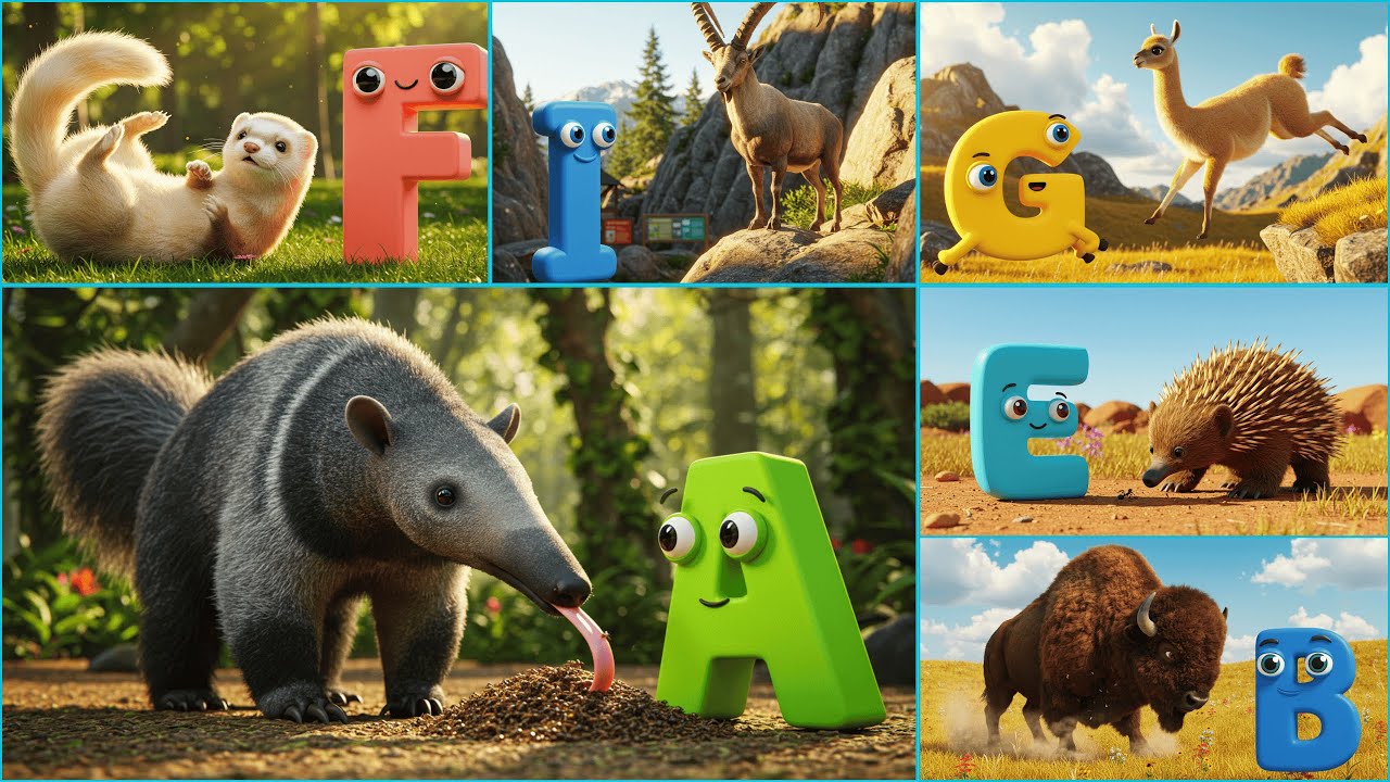 ABC Zoo Parade – Fun Animal Alphabet Song for Kids! 🦓🐘 - YouTube