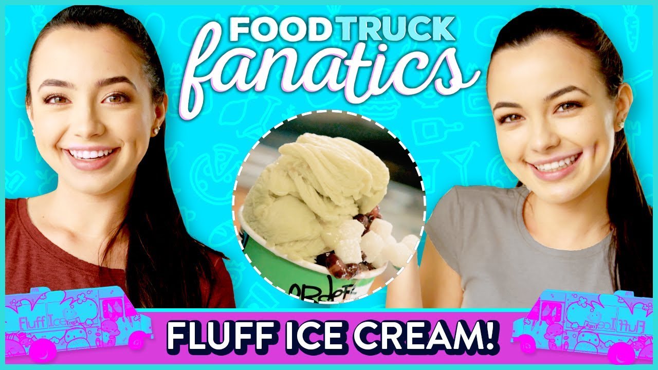 FLUFF ICE CREAM CHALLENGE?! Food Truck Fanatics w/ Merrell Twins - YouTube