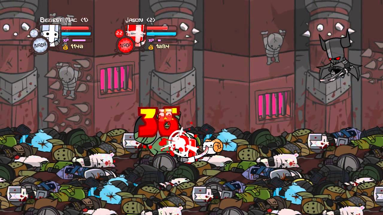 Castle Crashers Co-op - Part 12 - Giant Crystal Breaking - YouTube