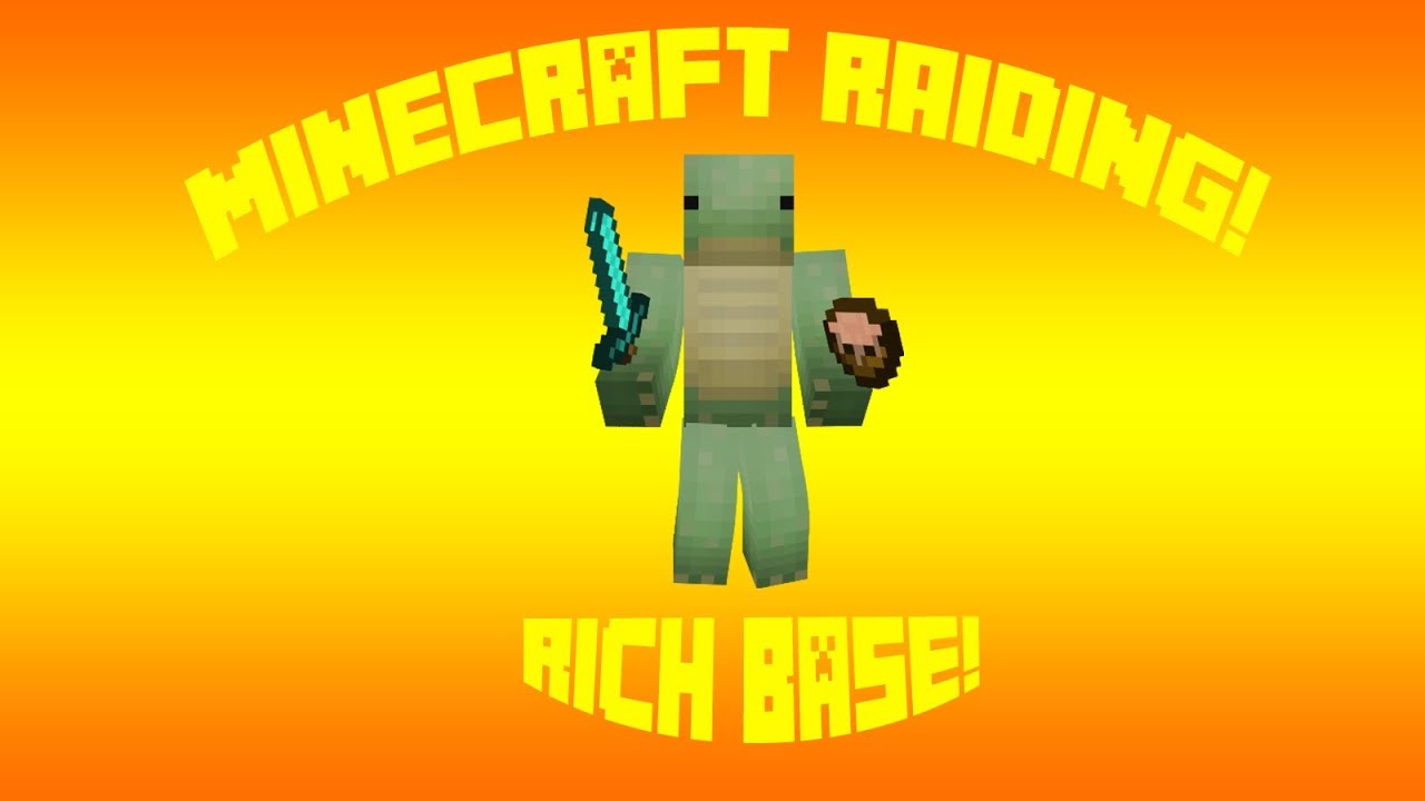 Minecraft Raid - Rich Base! - YouTube