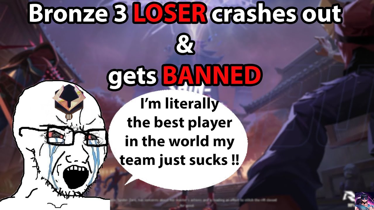 Bronze 3 Loser Crashes Out & Gets BANNED In Marvel Rivals - YouTube