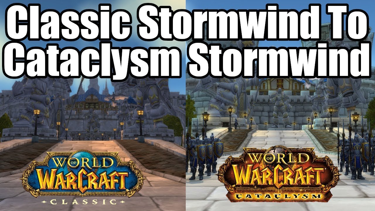 How Stormwind City Used To Be In Classic WoW And How It Is In Retail ...