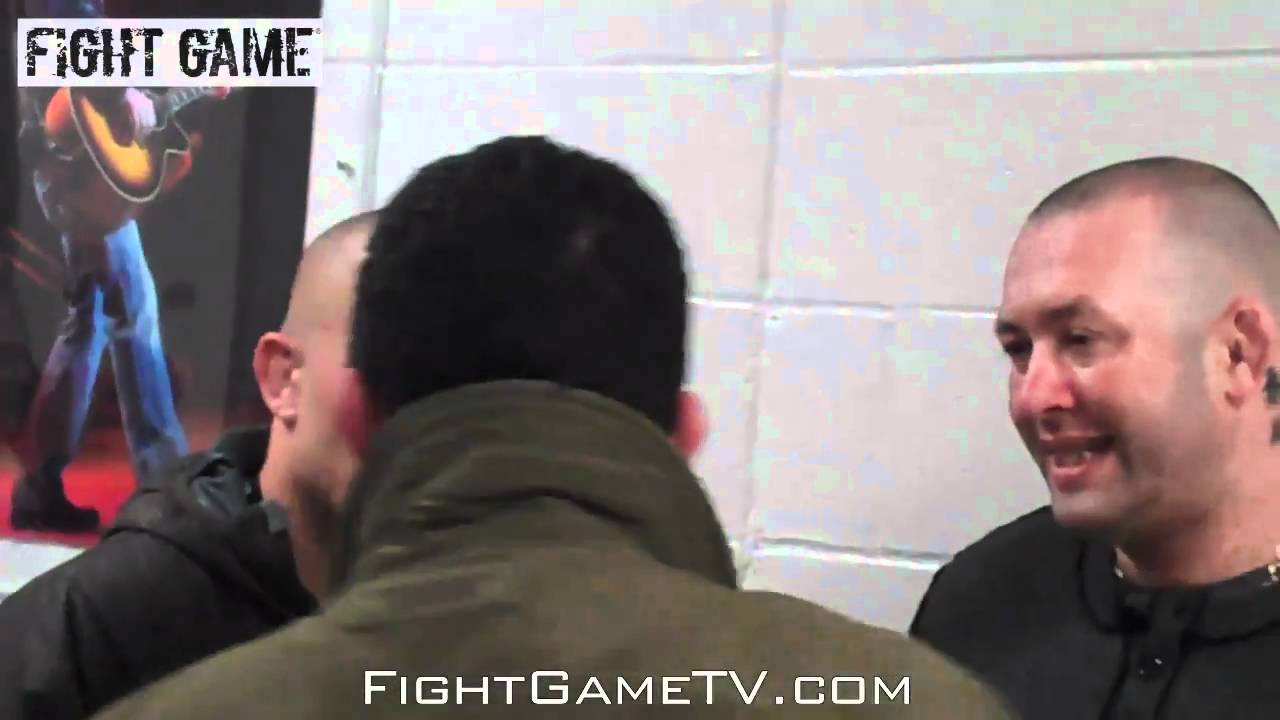 Georges St Pierre GSP N RENZO GRACIE JOKING AS FEDOR EMELIENENKO WALK ...