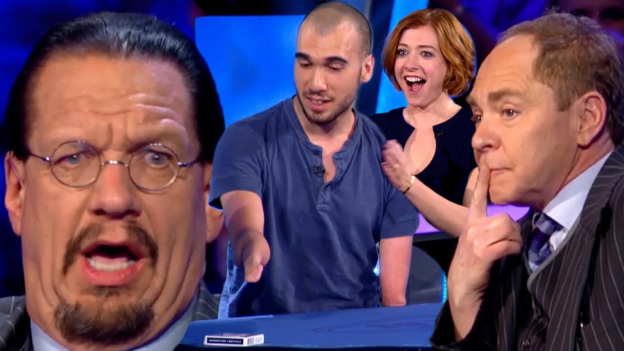 NO HANDS Magician FOOLS Penn & Teller With Sleight of Hand!? Mahdi ...