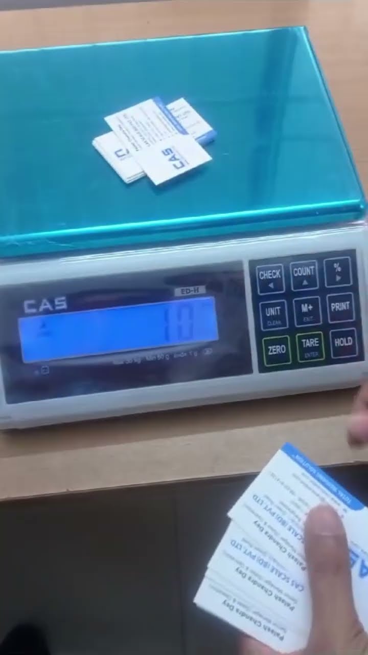 Pcs Counting in weighing scale, CAS scale. #electronic #machine # ...