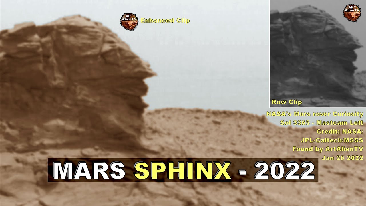 Sphinx Found on MARS ! 2022 - ArtAlienTV - YouTube