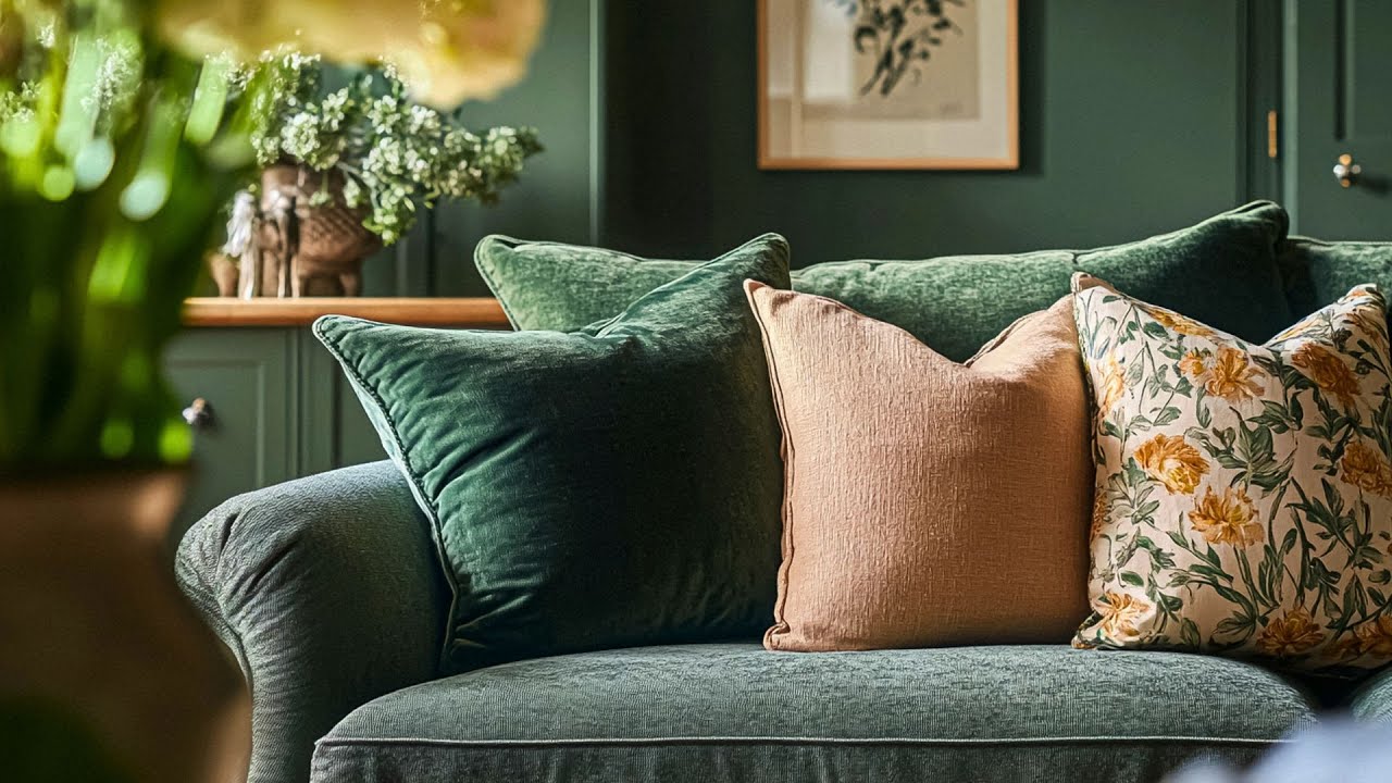 How to Style a Rich Green & Sage Interiors Interior Design Ideas, DIY ...
