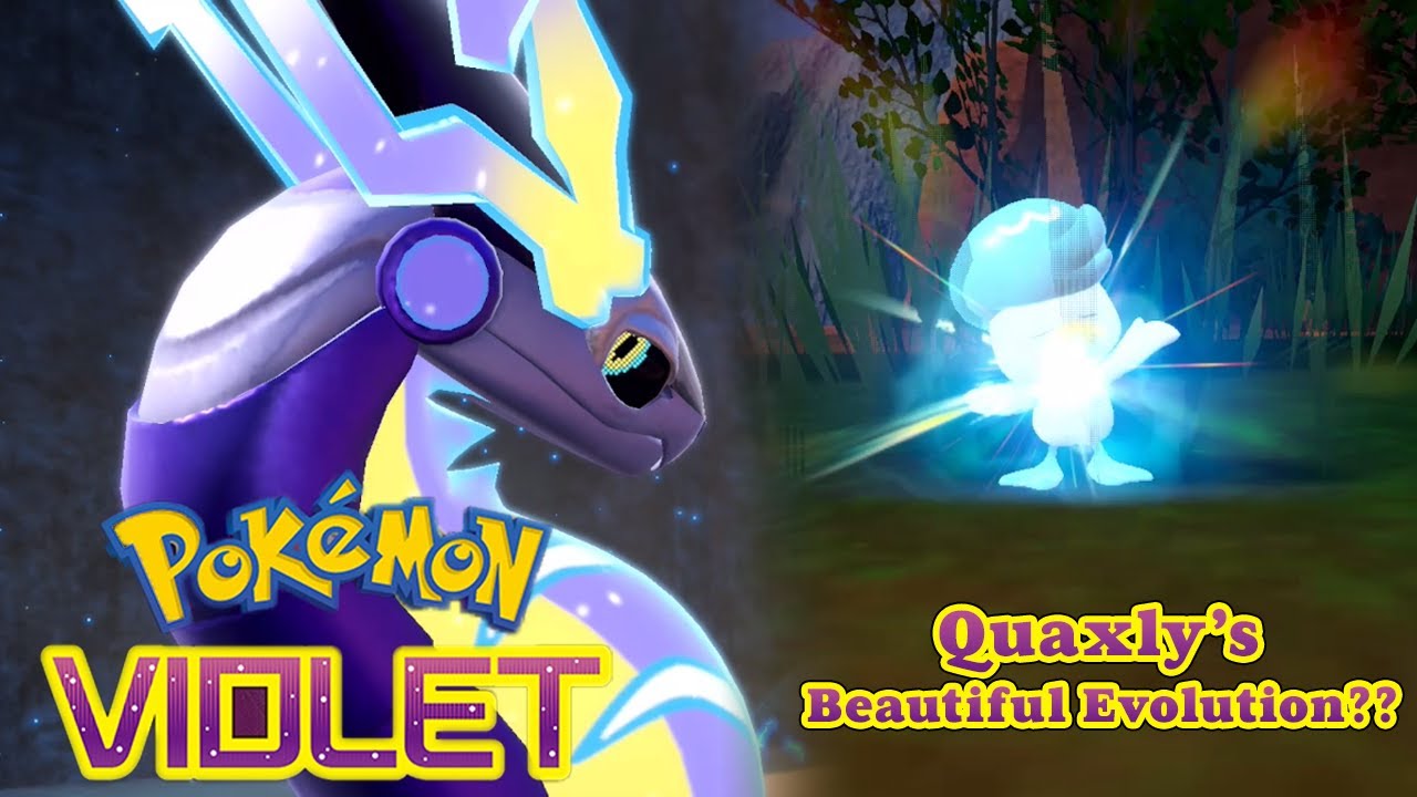 Pokémon Violet Playthrough Episode 5 - Quaxly's Beautiful Evolution ...